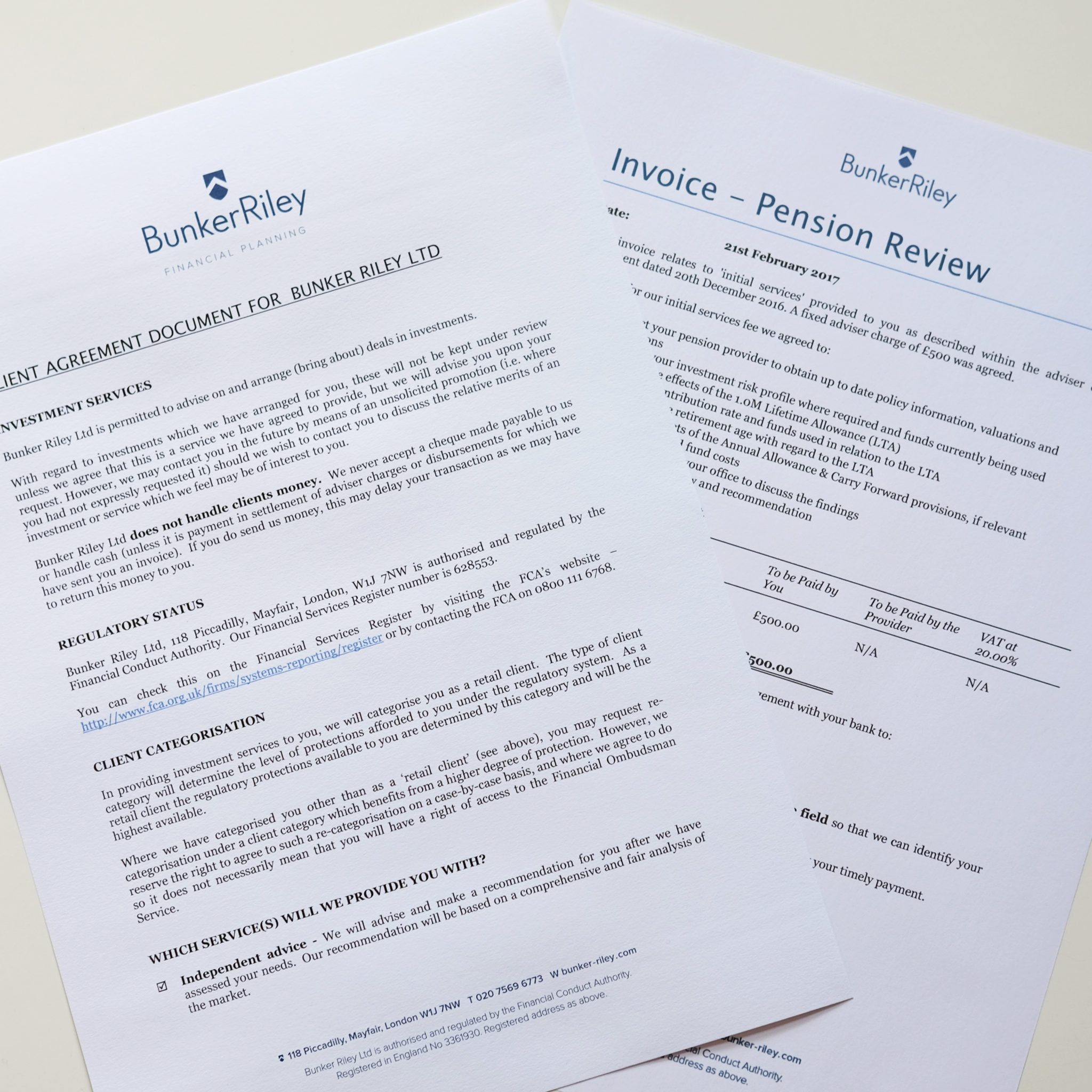 what it costs | Bunker Riley Financial Planning